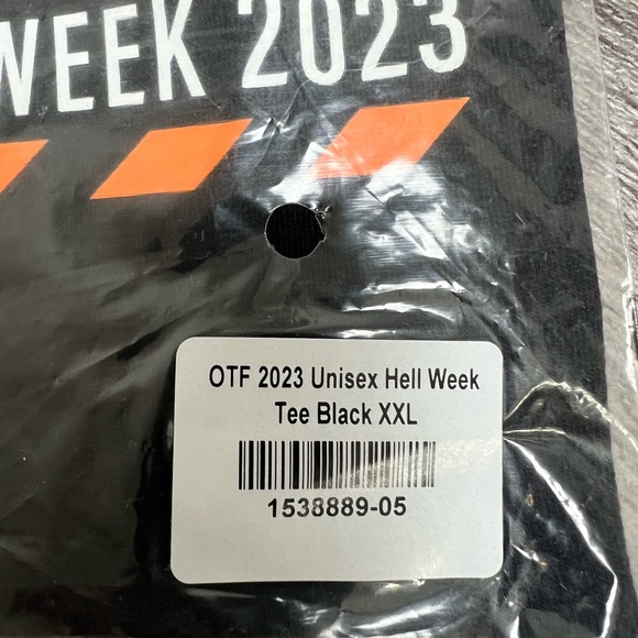 Orangetheory | Shirts | Orangetheory Otf 223 Hell Week Unisex Black Tee ...